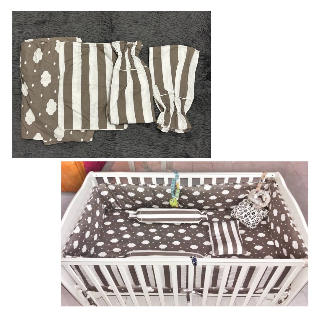 Crib set (except for bumper & crib, already sold), Babies & Kids, Baby ...