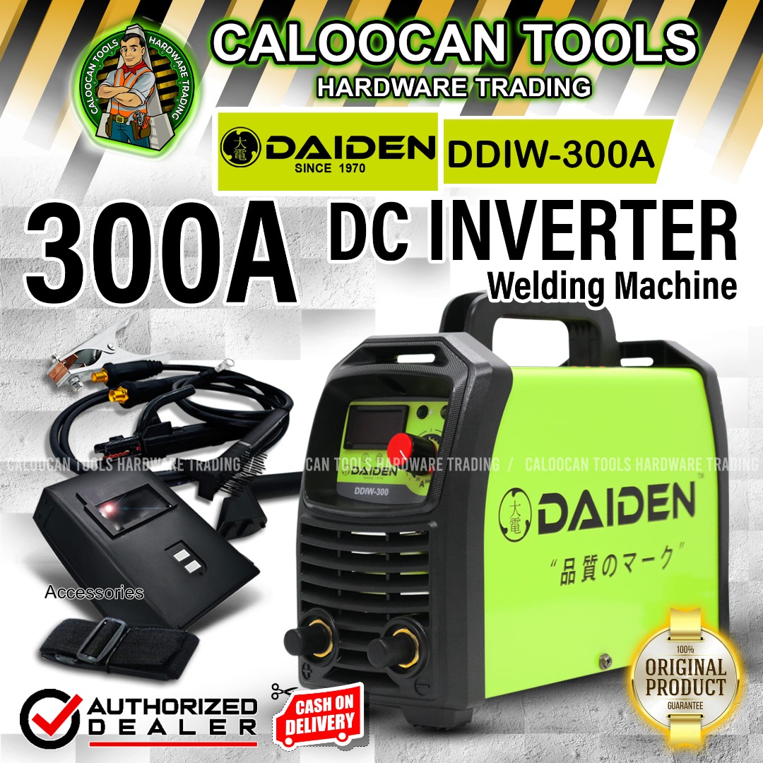 DAIDEN Japan 300A Digital Inverter Welding Machine Genuine (DDIW-300A), Commercial & Industrial ...