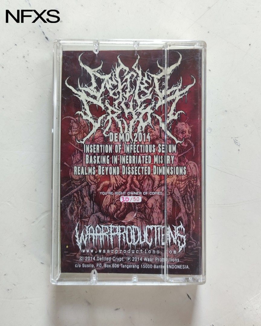 DEFILED CRYPT BKN LITURGY BRODEQUIN CINERARY ASPHYXIATE CADAVORACITY ...