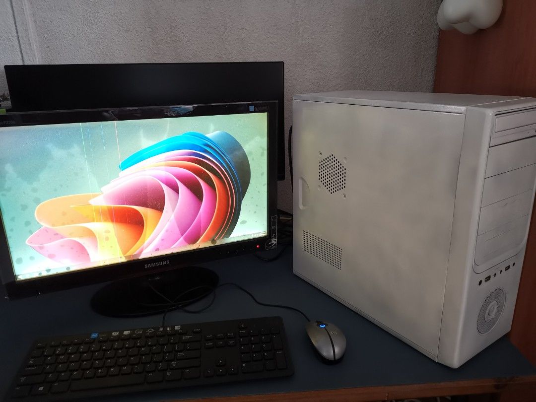 Desktop and monitor, Computers & Tech, Desktops on Carousell