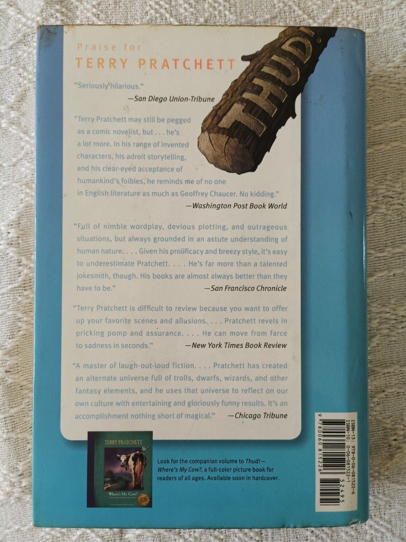 Discworld / Thud / Terry Pratchett, Hobbies & Toys, Books & Magazines ...