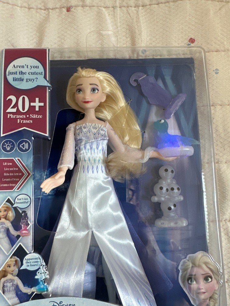 Diseny Frozen talking Elsa, Hobbies & Toys, Toys & Games on Carousell