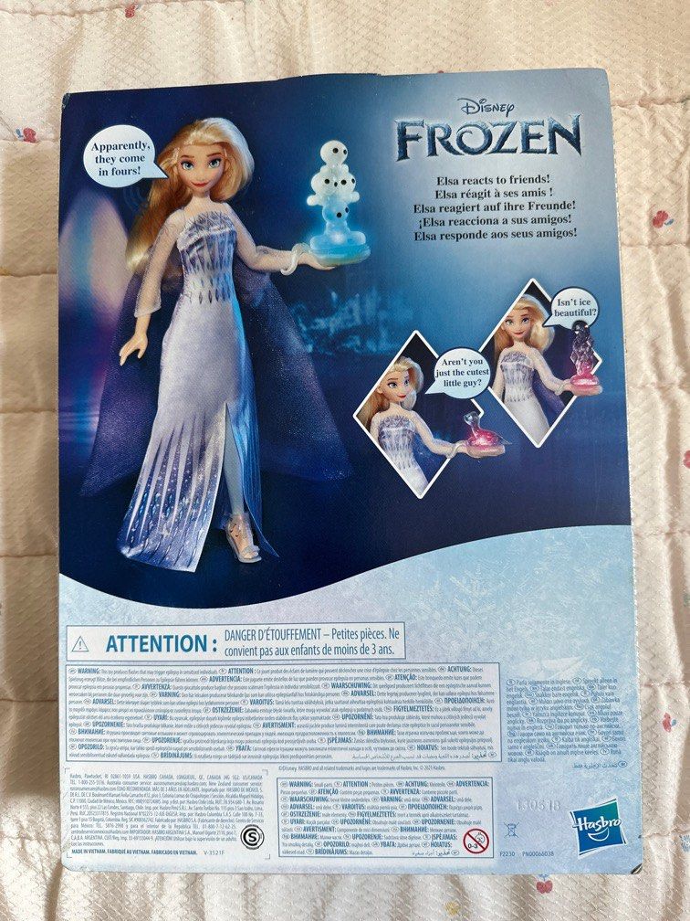 Diseny Frozen talking Elsa, Hobbies & Toys, Toys & Games on Carousell