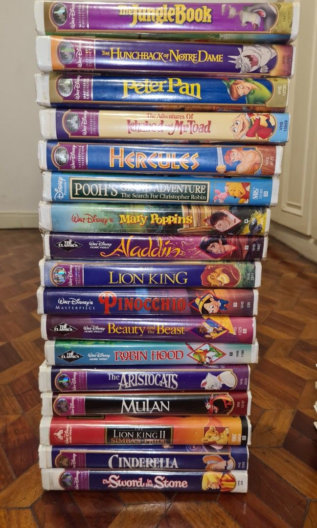 Disney VHS (Imported) Price is Negotiable, Hobbies & Toys, Memorabilia & Collectibles, Vintage ...