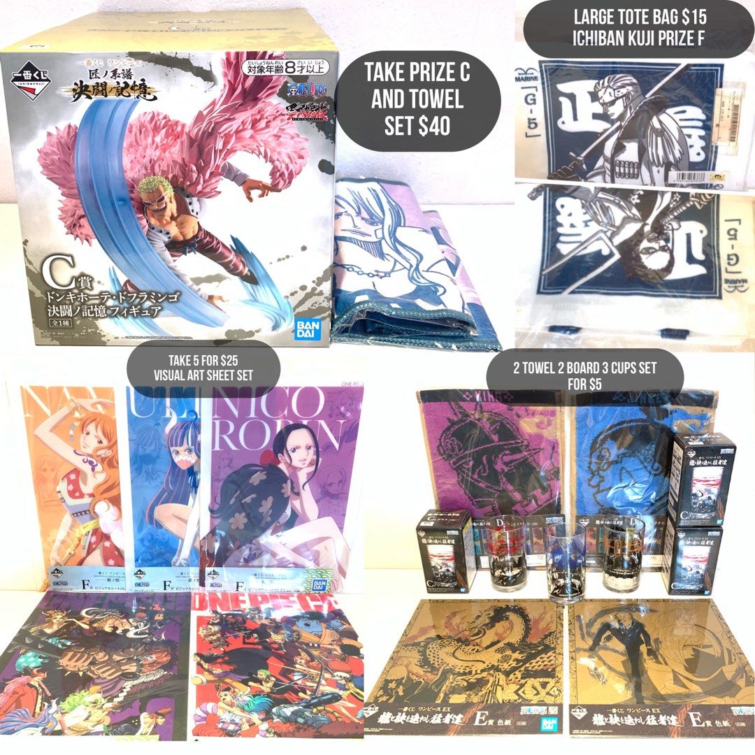 Doflamingo One Piece Film Red aa gachapon Girl's collection Ichiban ...