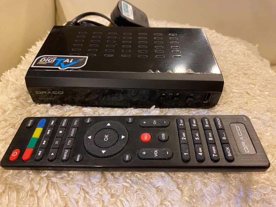 Draco Digital TV box and Antenna, TV & Home Appliances, TV ...