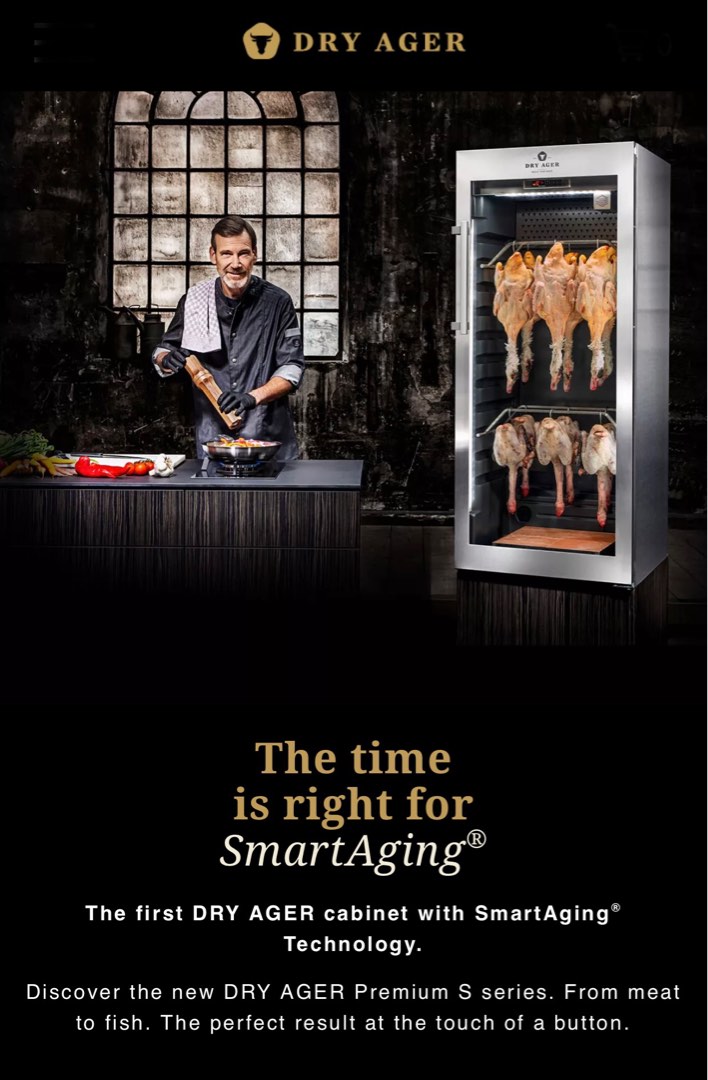 Dry Ager cabinet with Smart Aging technology, TV & Home Appliances, Kitchen Appliances ...