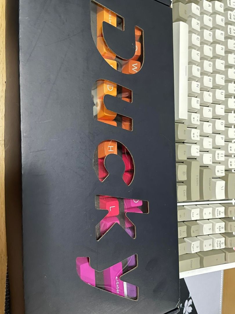 DUCKY 108-KEY ABS SEAMLESS DOUBLESHOT AFTERGLOW SA KEYCAP SET, Computers & Tech, Parts ...