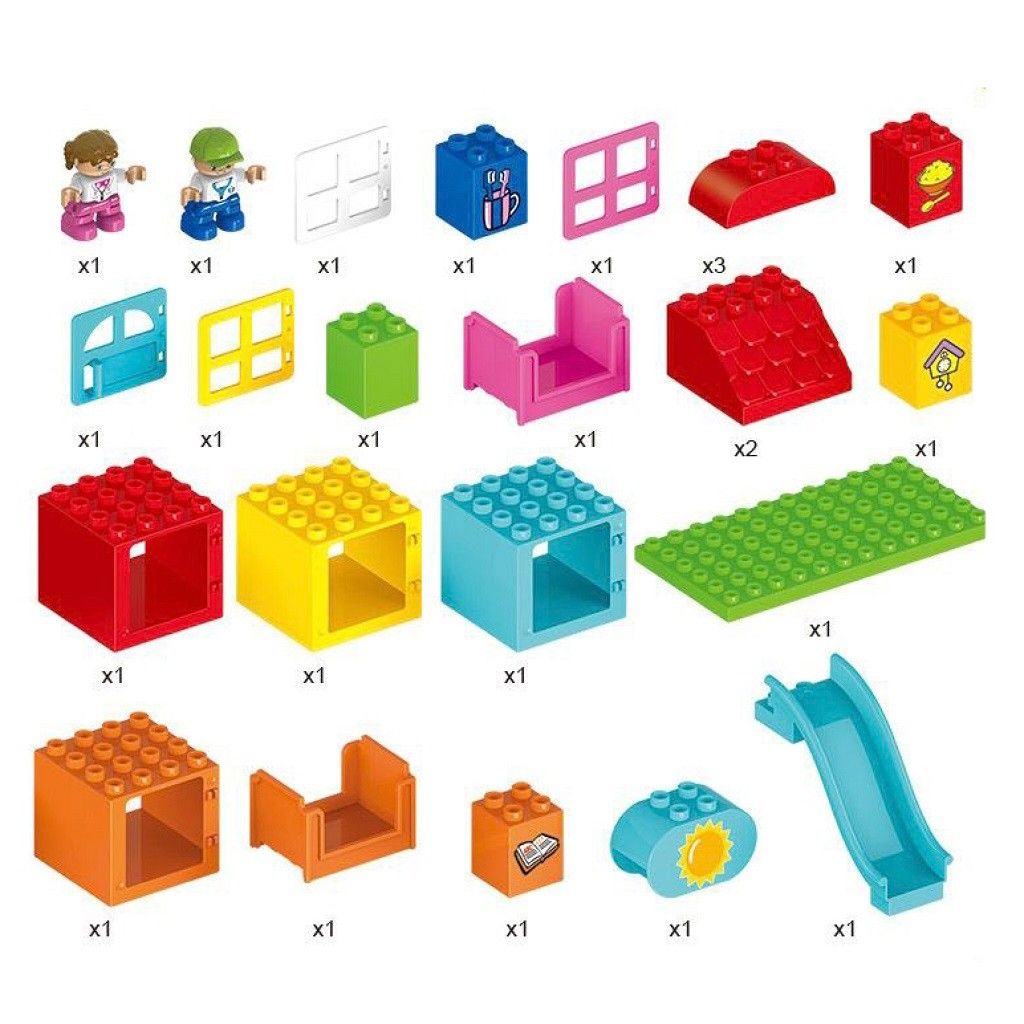 Duplo Compatible Collection (My First School), Hobbies & Toys, Toys ...