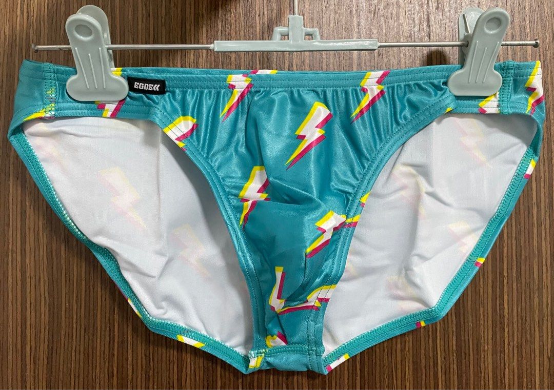 EGDE THUNDER Super Low Rise Bikini, Green (3364), Men's Fashion ...
