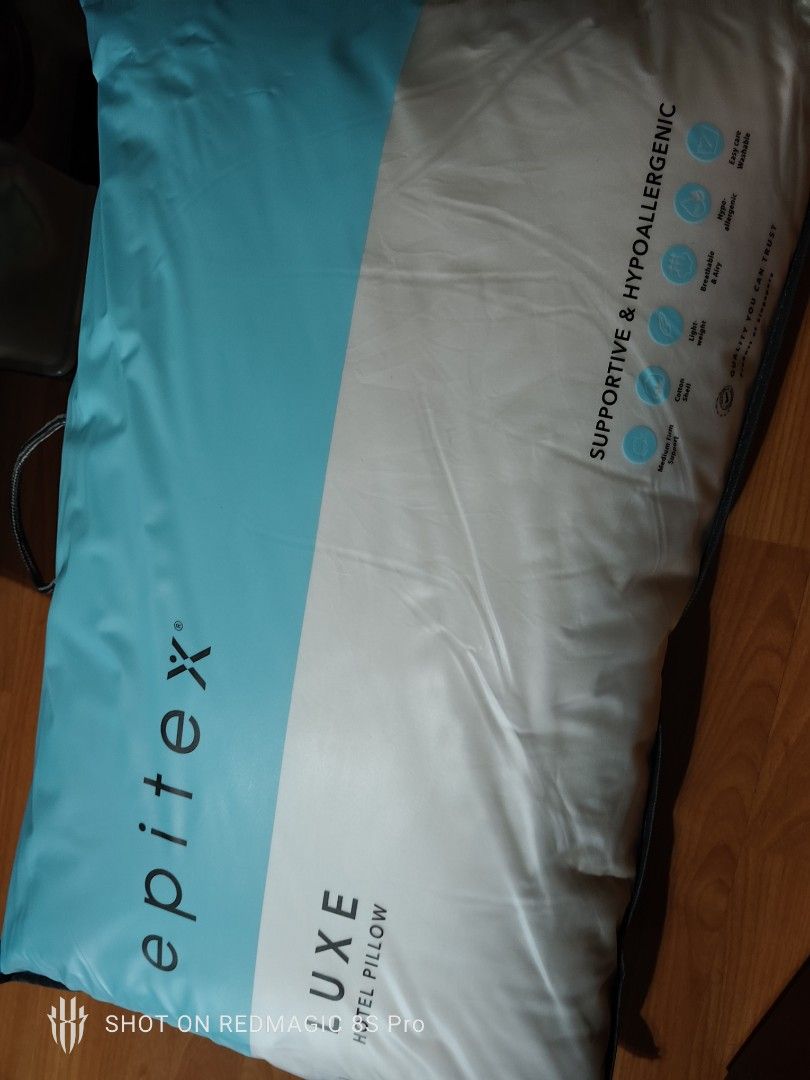 Epitex Luxe Hotel Pillow, Furniture & Home Living, Bedding & Towels on ...