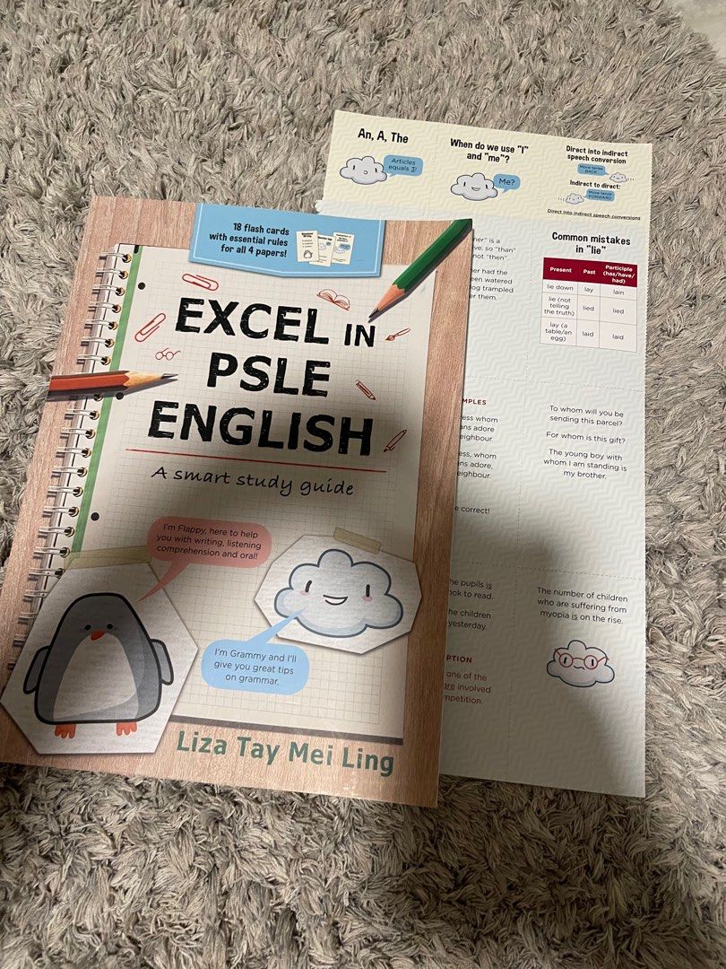 Excel PSLE in English - Study guide and PSLE writing, Hobbies & Toys ...