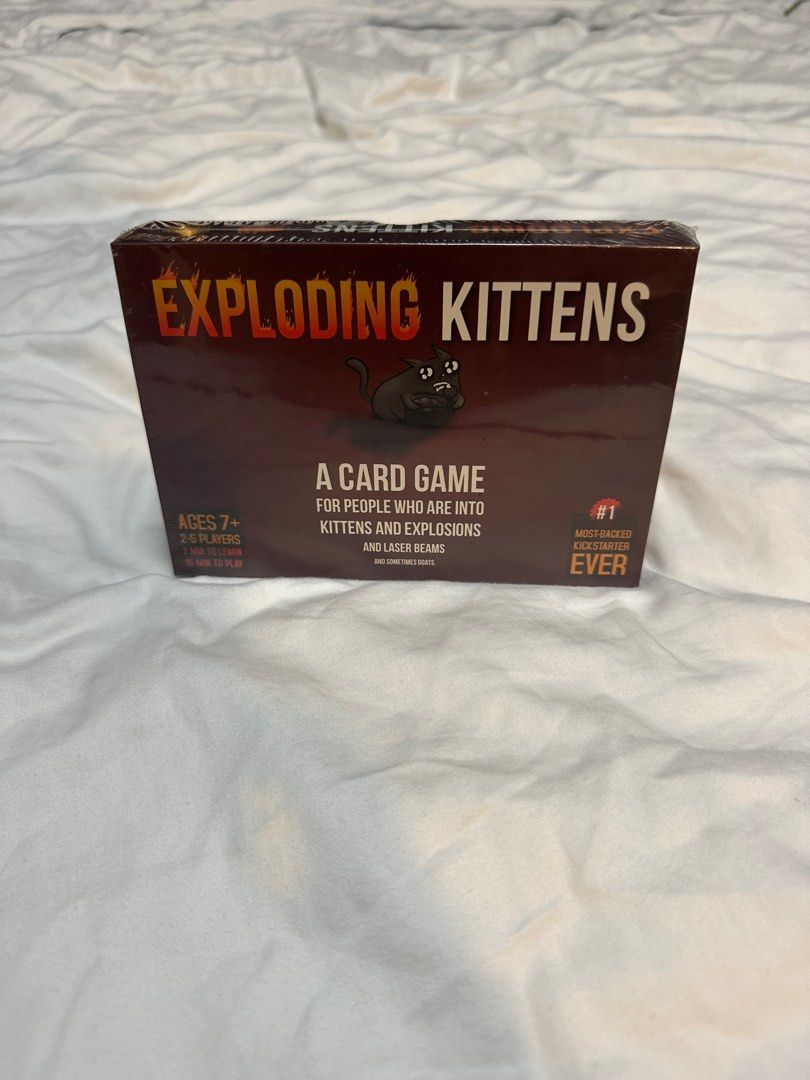 Exploding Kittens Original Pack, Hobbies & Toys, Toys & Games on Carousell