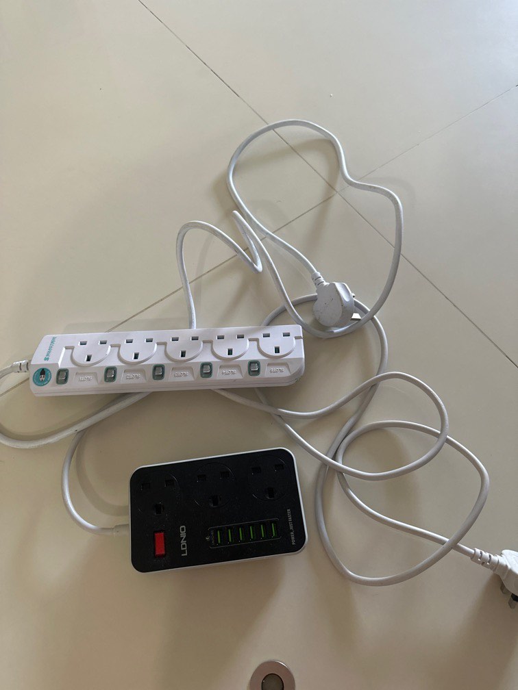 Extension Socket 2m ldnio usb safety mark , TV & Home Appliances, Other ...