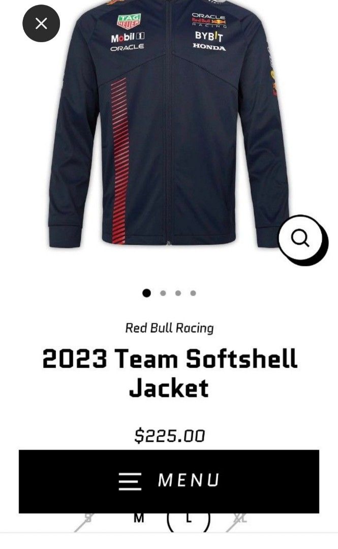 F1 RED BULL SOFT SHELL JACKET 2023 (M), Men's Fashion, Coats, Jackets ...