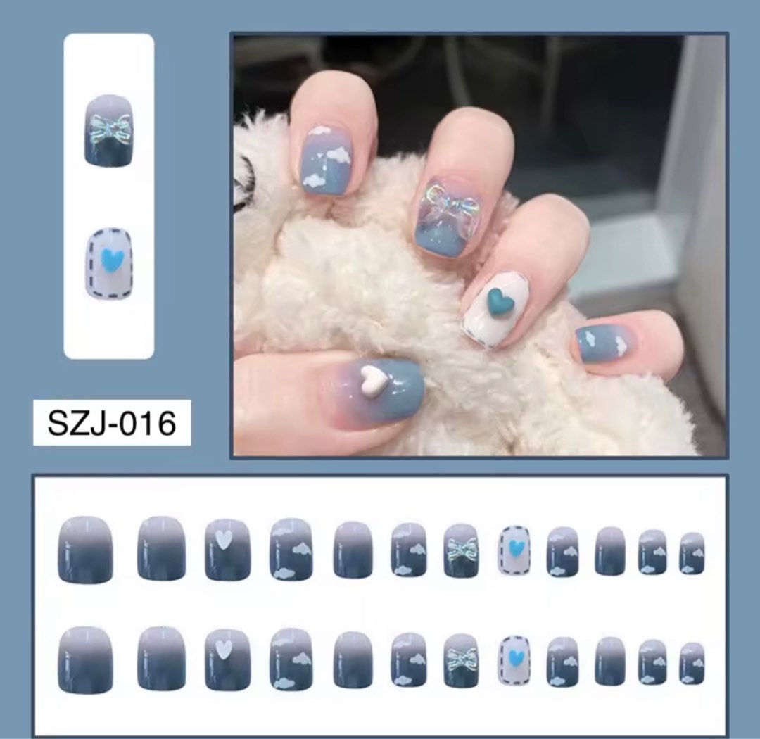 Fake Nails (with a free gift), Beauty & Personal Care, Hands & Nails on ...