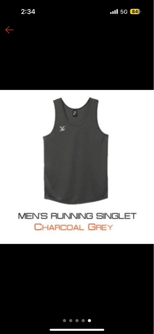 FBT Men Running Singlet, Men's Fashion, Activewear on Carousell
