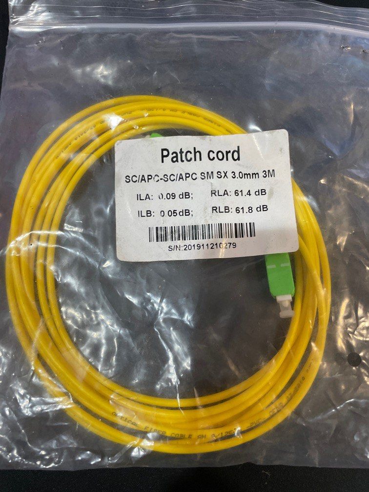 Fiber OTP/OTN cable 3M, Computers & Tech, Parts & Accessories, Cables ...