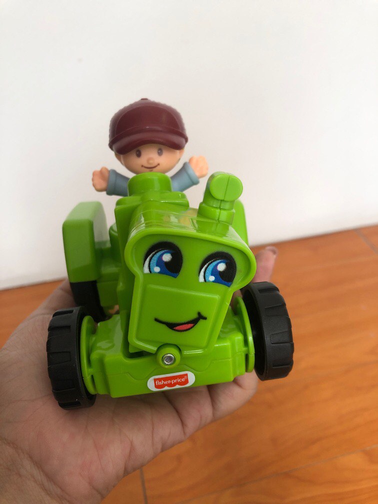 Fisher price tractor with farmer, Babies & Kids, Infant Playtime on ...