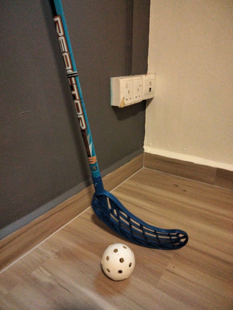 Floorball stick and ball, Sports Equipment, Other Sports Equipment and ...