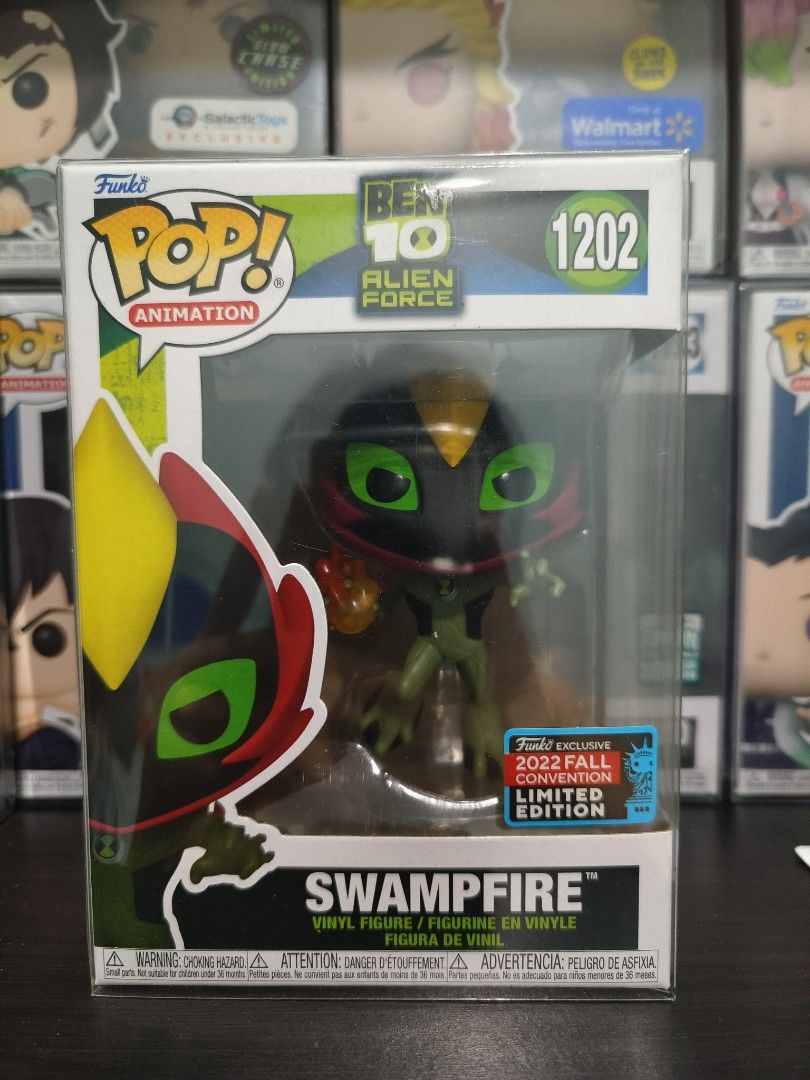 Funko pop Ben 10 swampfire, Hobbies & Toys, Collectibles & Memorabilia, Fan Merchandise on Carousell