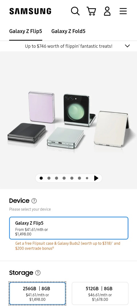 Galaxy Z Flip 5 Mint 256GB, Mobile Phones & Gadgets, Mobile Phones ...