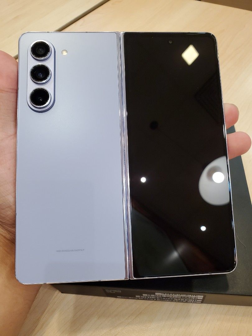 Galaxy Z Fold 5 Icy Blue 256GB, Mobile Phones & Gadgets, Mobile Phones ...