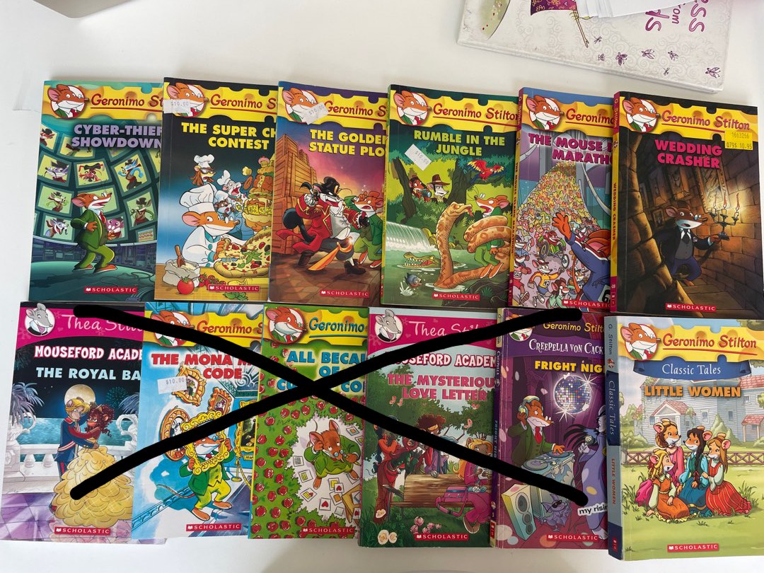 Geronimo Stilton 5 books, Hobbies & Toys, Books & Magazines, Children's ...