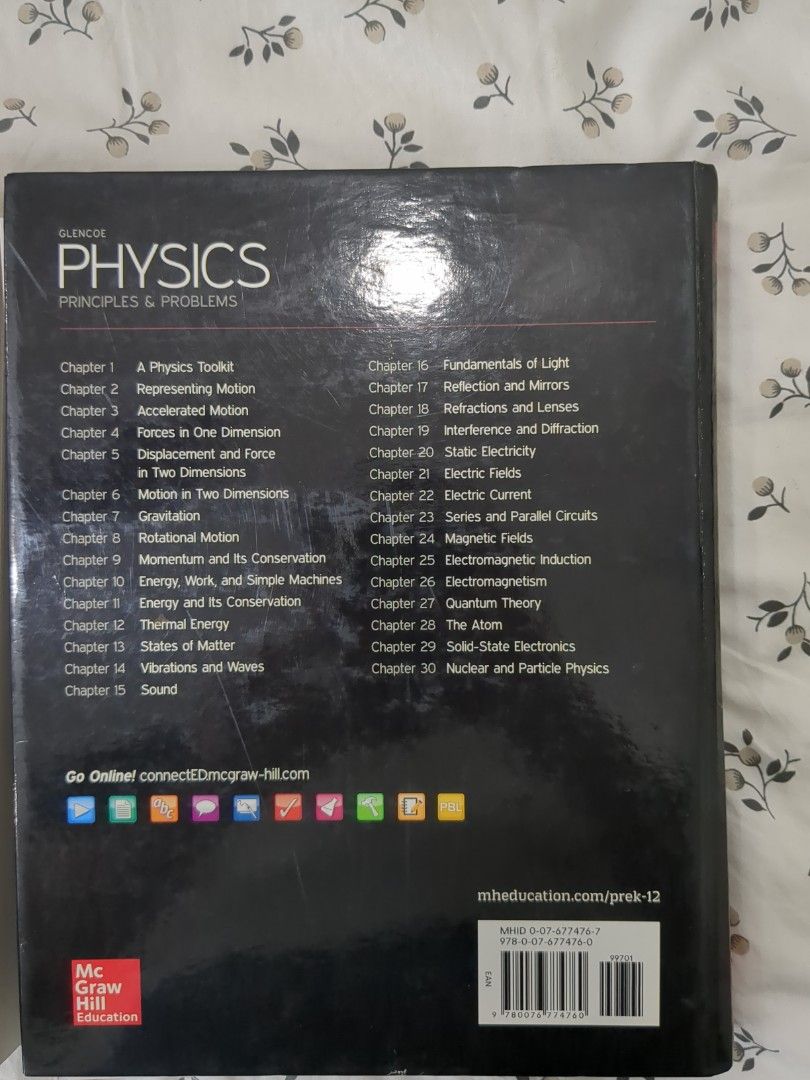 Glencoe Physics Textbook, Hobbies & Toys, Books & Magazines, Textbooks ...
