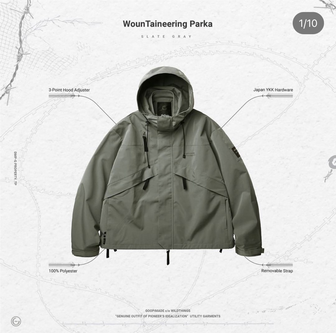 Goopi wildthings聯名套裝 全新3號, 他的時尚, 上身及套裝, 套裝在旋轉拍賣