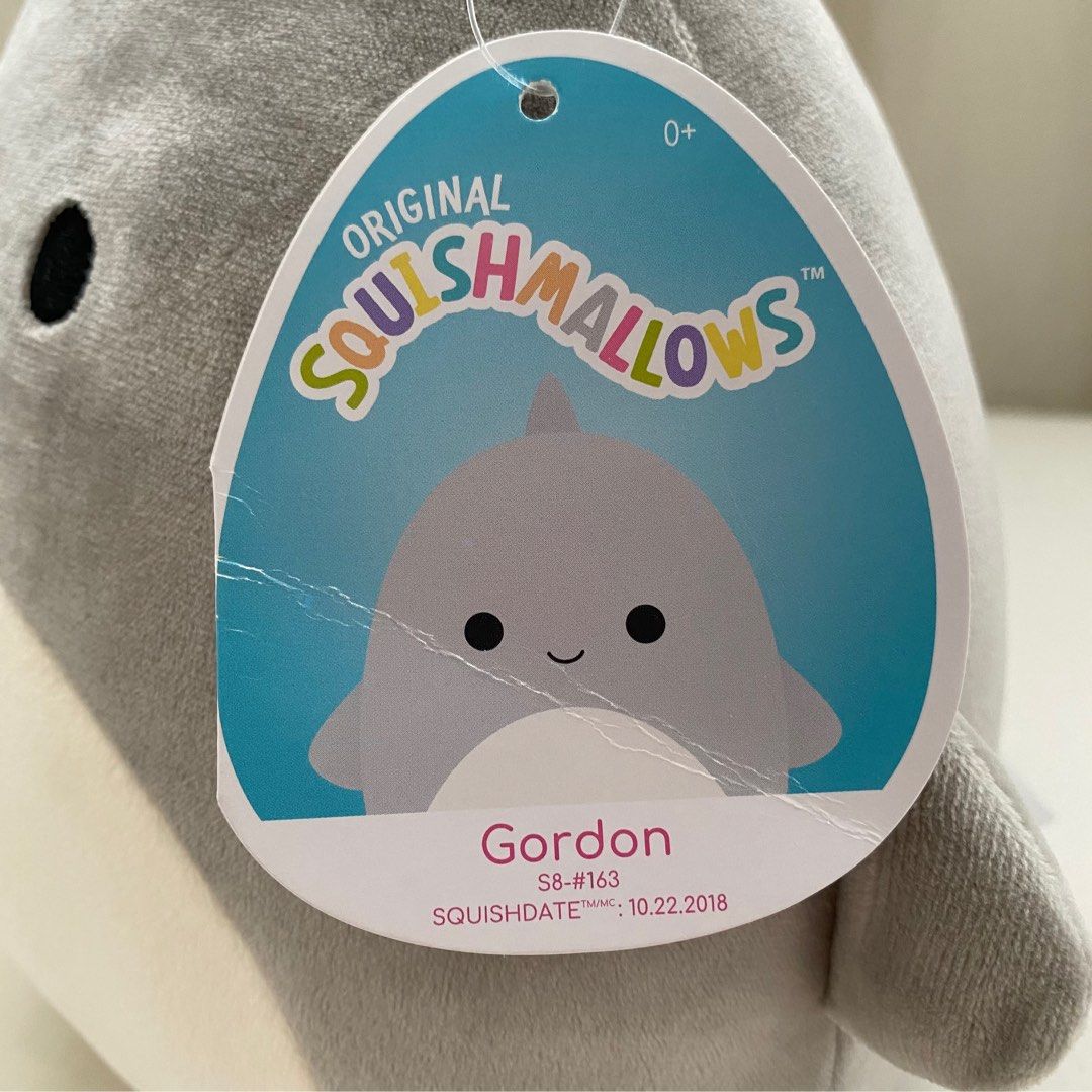 Gordon the Shark 8" Squishmallow, Hobbies & Toys, Toys & Games on Carousell