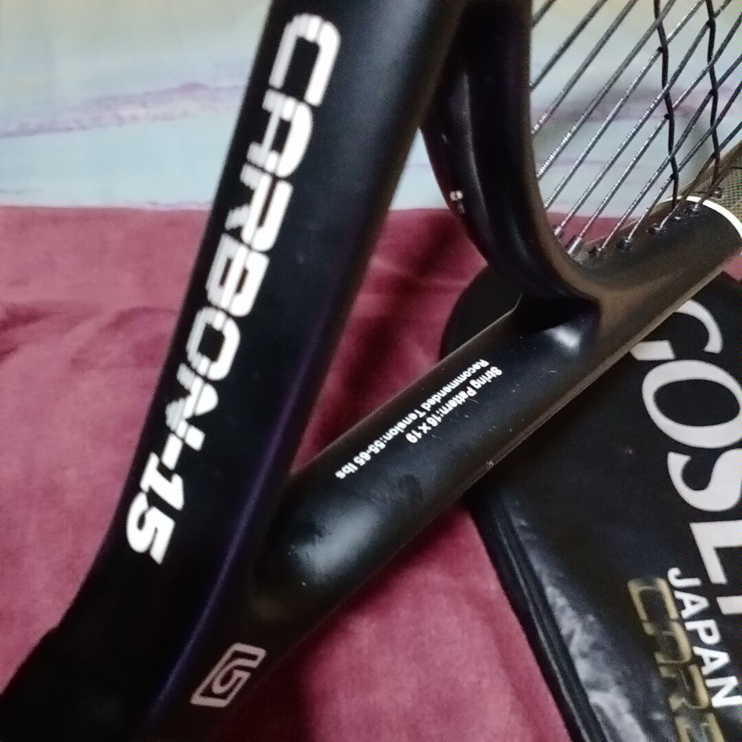 GOSEN Carbon-15Dx G2 Tennis Racket., Sports Equipment, Sports & Games ...