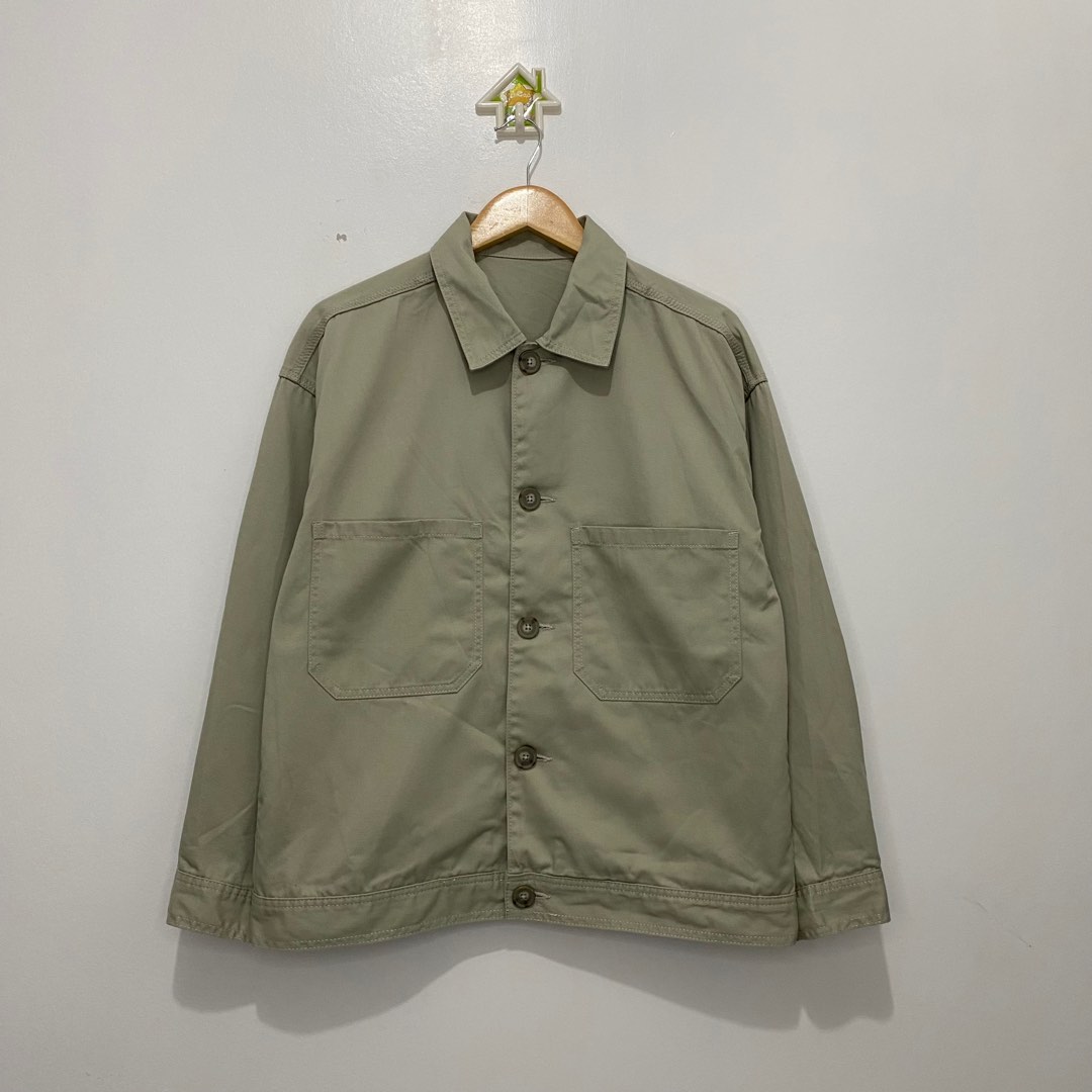 GU Chef Jacket, Men's Fashion, Coats, Jackets and Outerwear on Carousell