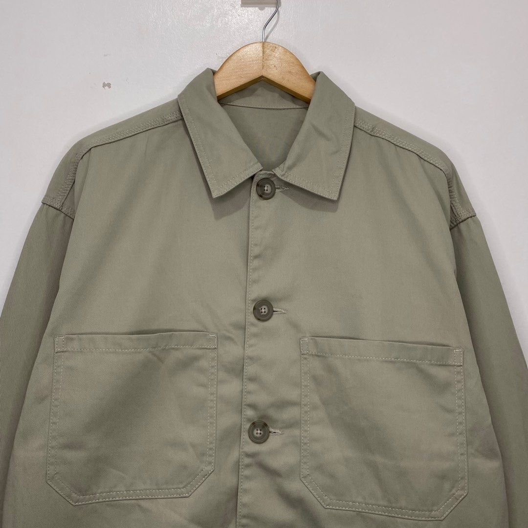 GU Chef Jacket, Men's Fashion, Coats, Jackets and Outerwear on Carousell