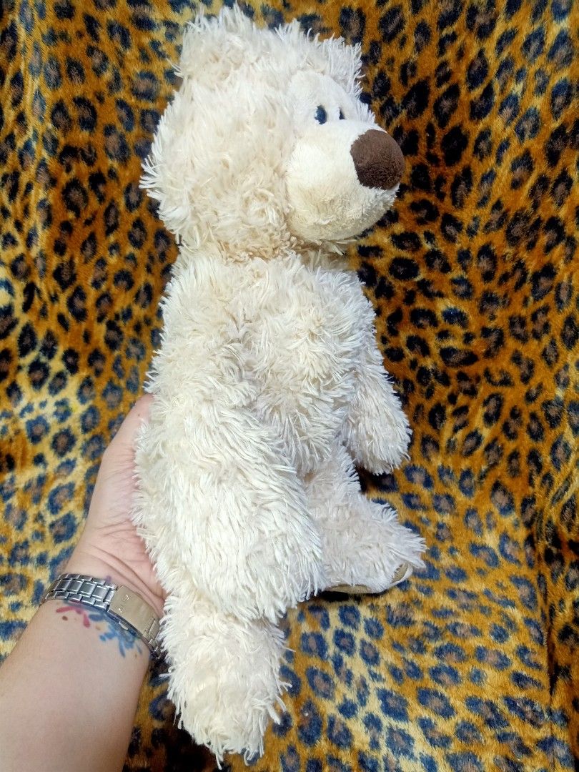 GUND BRAND PHILBIN CREAM-COLORED TEDDY BEAR PLUSH TOY, Hobbies & Toys ...