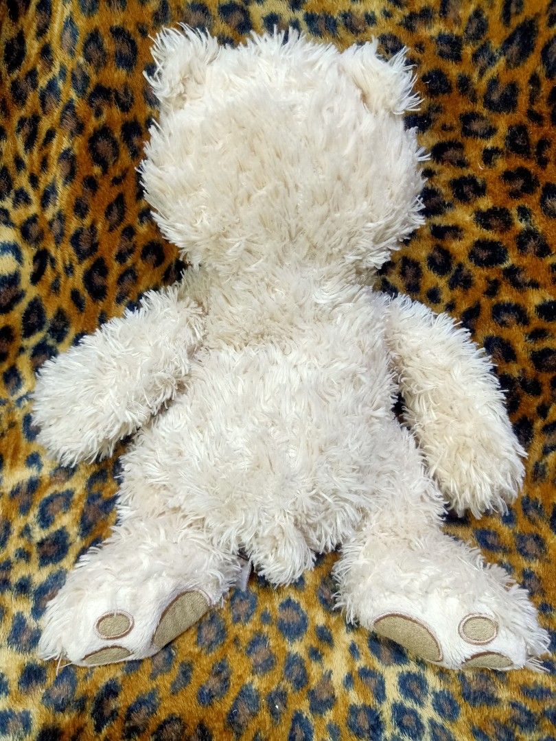 GUND BRAND PHILBIN CREAM-COLORED TEDDY BEAR PLUSH TOY, Hobbies & Toys ...