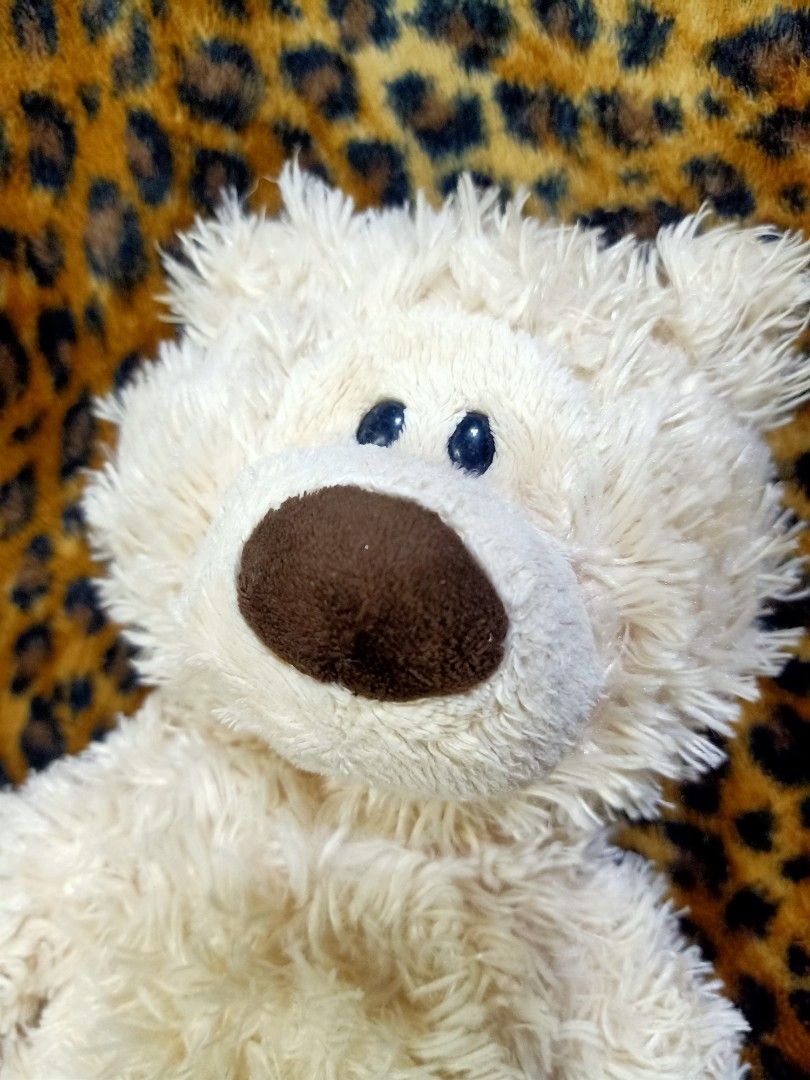 GUND BRAND PHILBIN CREAM-COLORED TEDDY BEAR PLUSH TOY, Hobbies & Toys ...