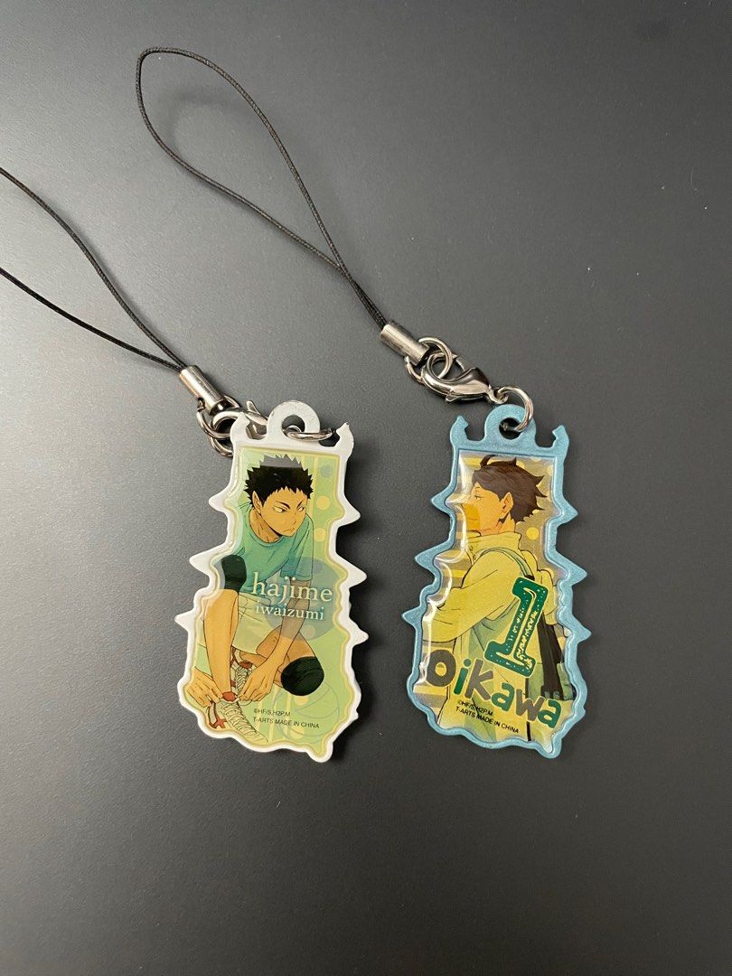 Haikyuu Oikawa Iwaizumi Metal Keychain, Hobbies & Toys, Stationary ...