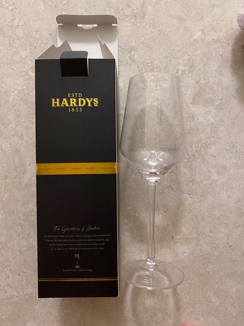 Hardys crystal wine glass, Furniture & Home Living, Kitchenware ...
