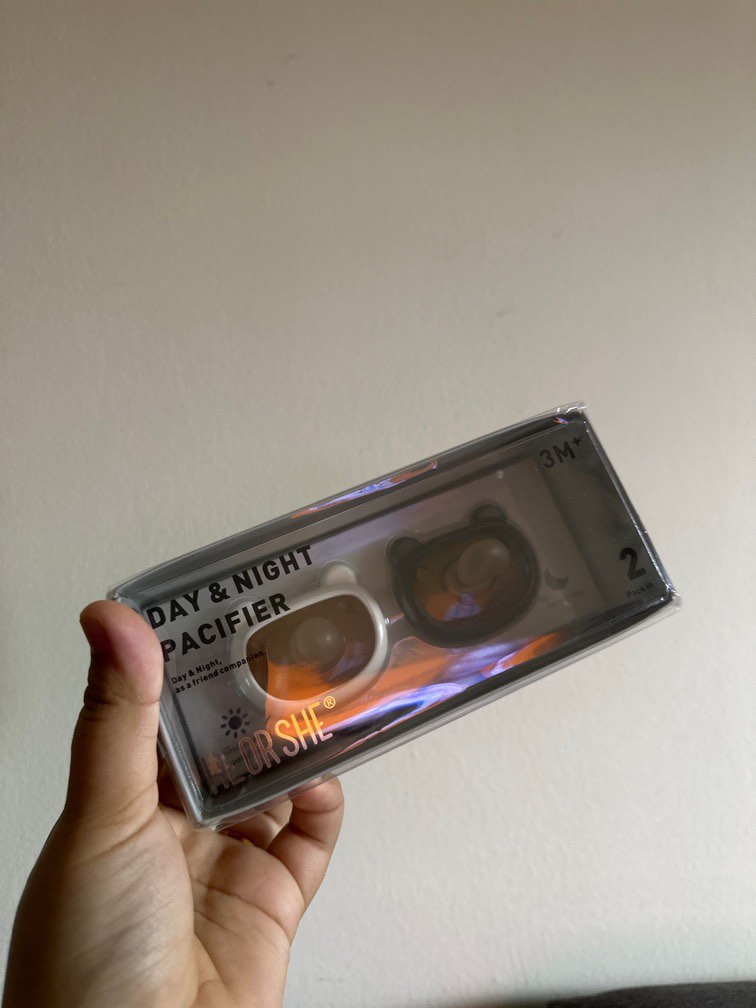 He Or She Day & Night Pacifier, Babies & Kids, Nursing & Feeding ...