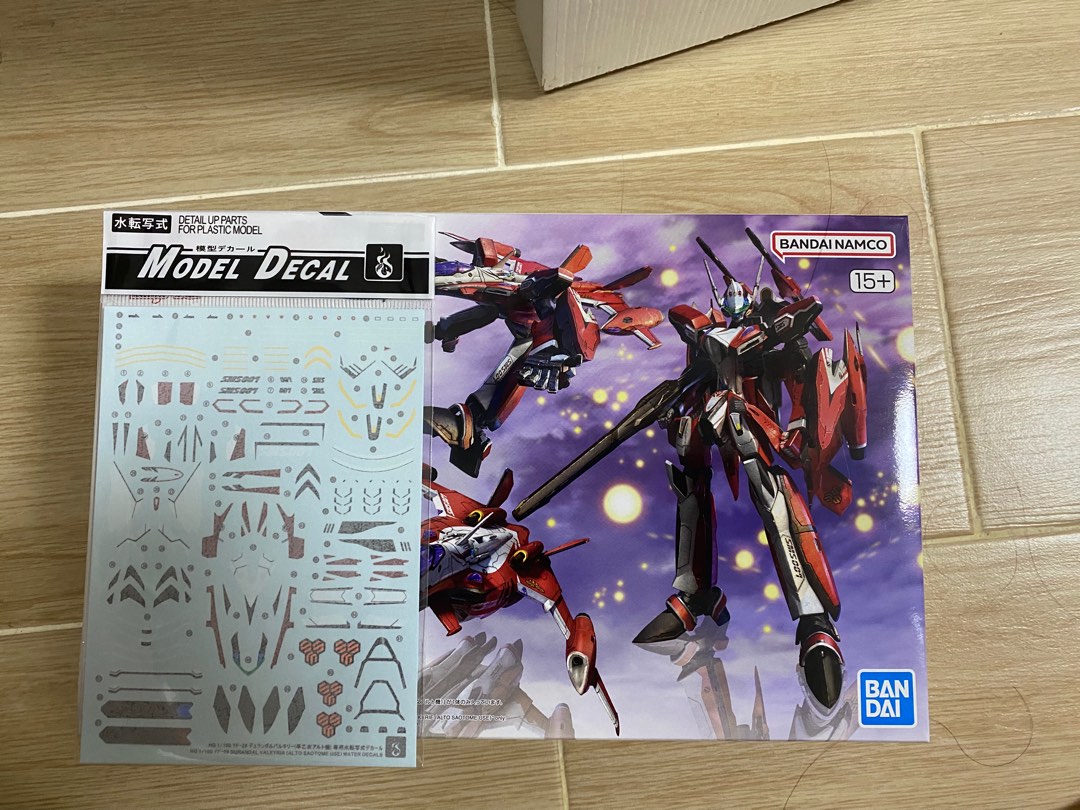 Hg 超時工要塞 vf-29 連水貼, 興趣及遊戲, 玩具 & 遊戲類 - Carousell