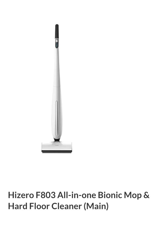Hizero F803 All-in-one Bionic Mop & Hard Floor Cleaner, TV & Home ...