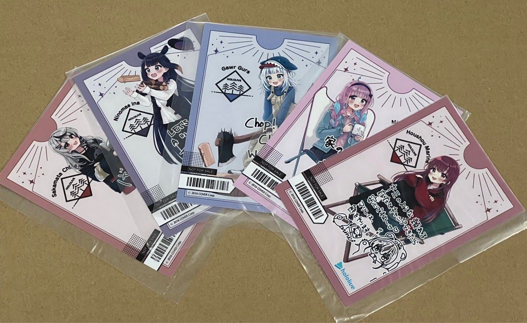 Hololive Umisea x Animate Bromide style cards full set, Hobbies & Toys ...