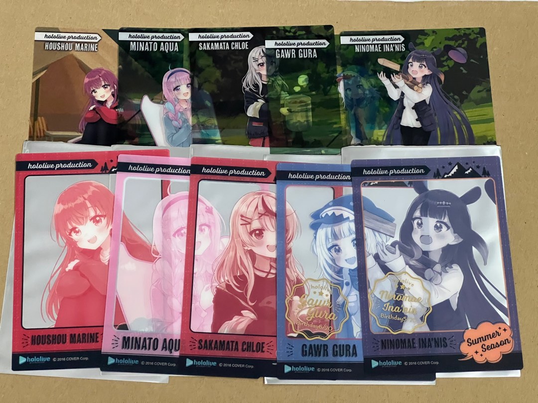 Hololive Umisea x Animate trading cards, Hobbies & Toys, Memorabilia ...