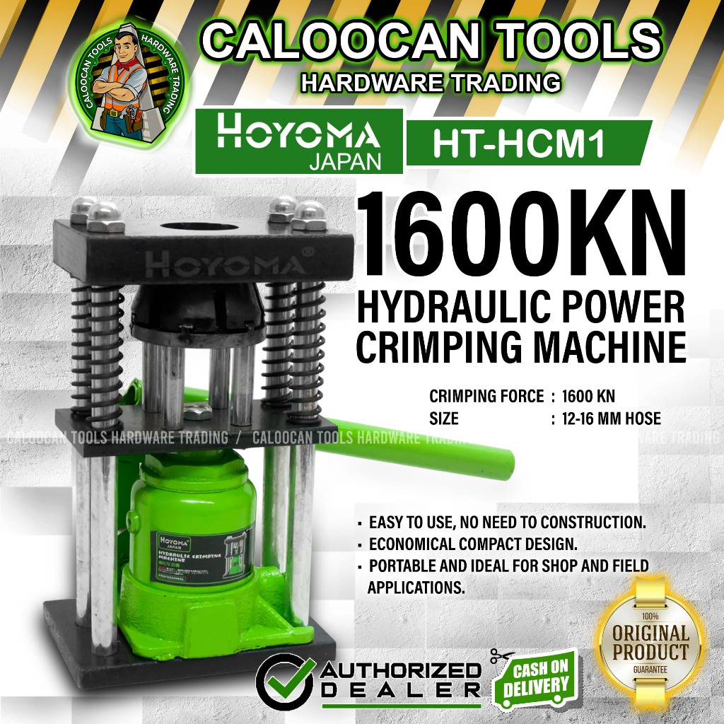 HOYOMA Japan Hydraulic Power 12-16mm Hose Crimping Machine (HT-HCM1 ...