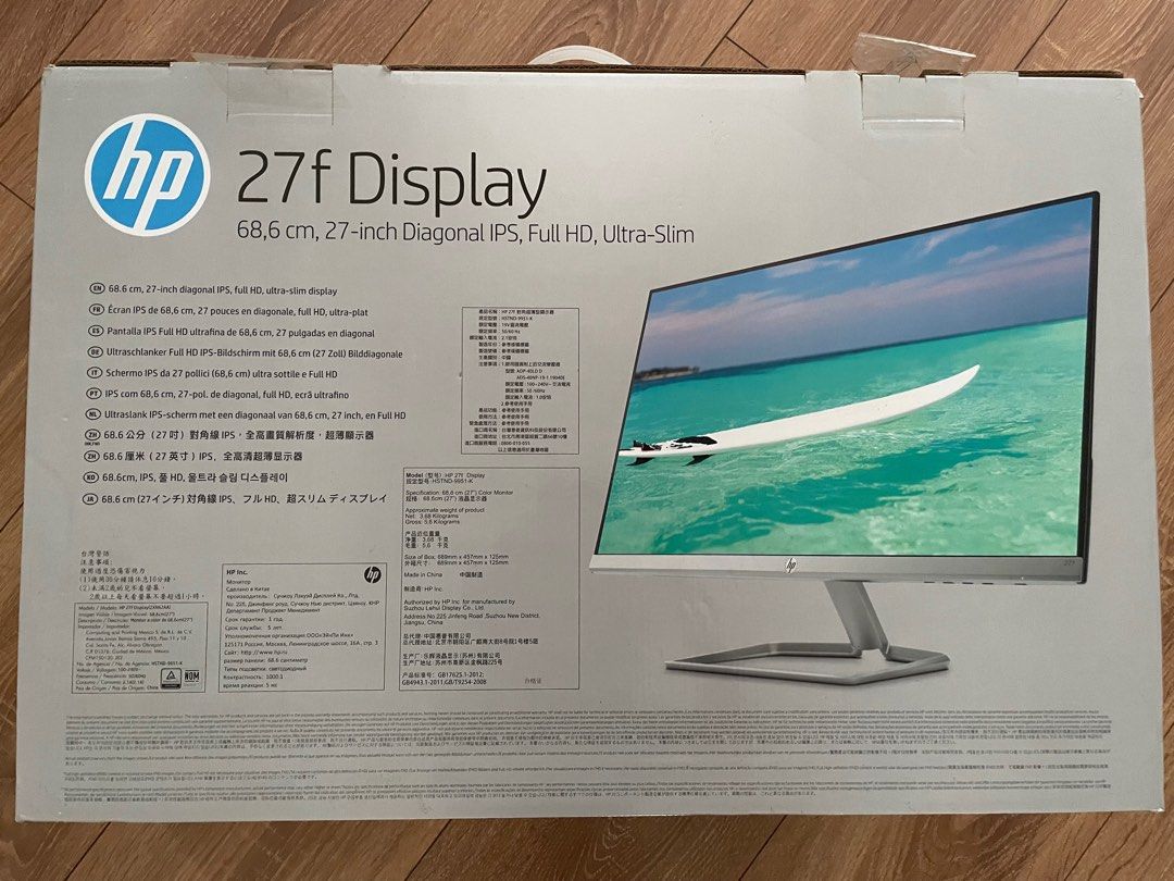 HP 24f monitor, Computers & Tech, Office & Business Technology on Carousell