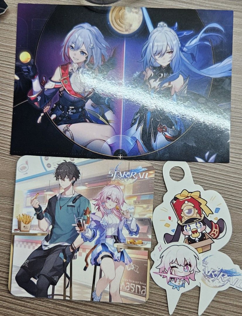 HSR Kith collab cafe standee + postcard + coaster, Hobbies & Toys, Toys ...