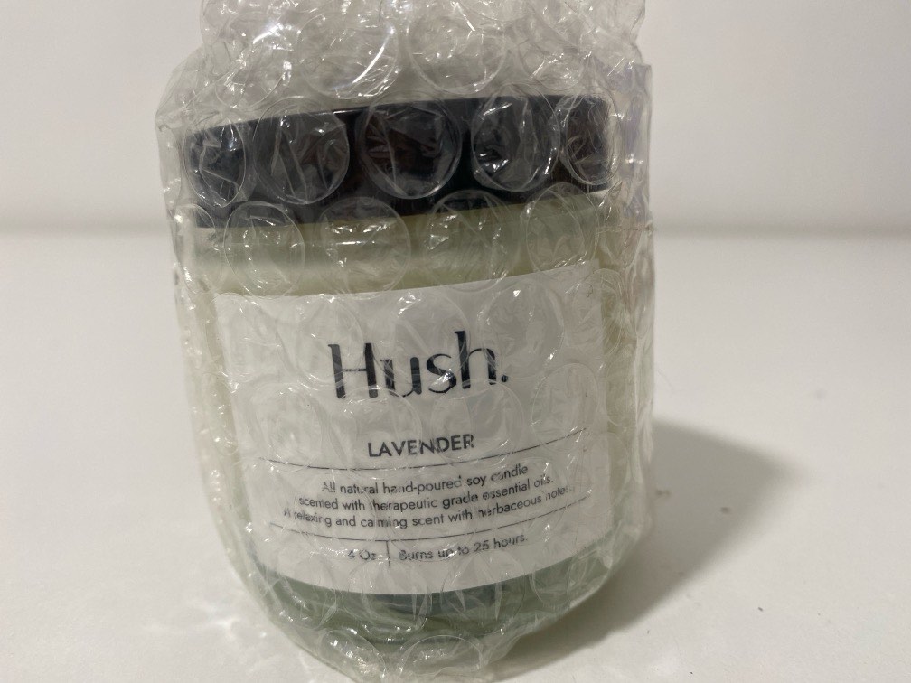 Hush Lavender Soy Candle, Furniture & Home Living, Home Fragrance on ...