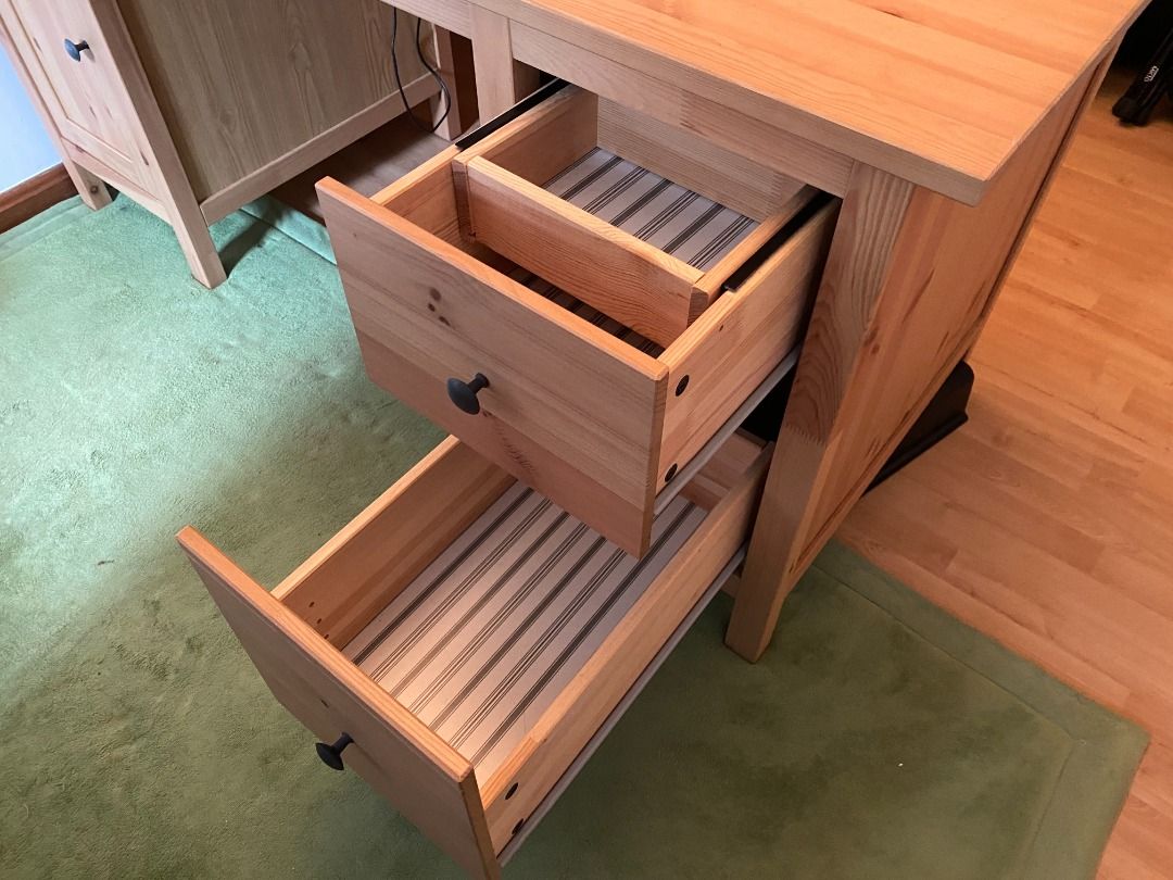 Desk computer IKEA Hemnes, Furniture & Home Living, Furniture, Other ...