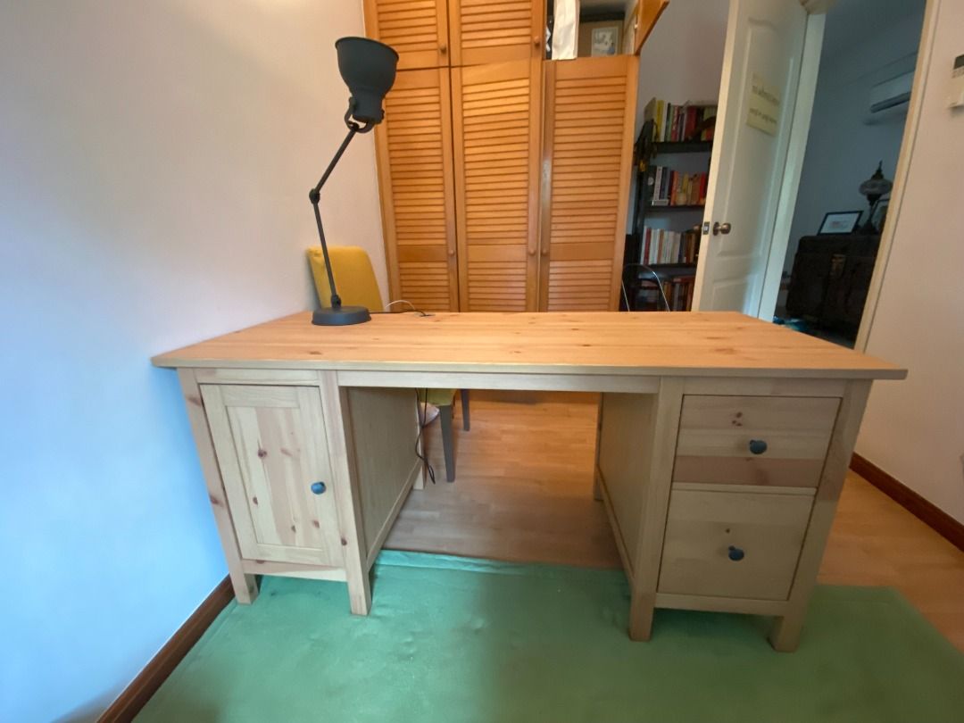 Desk computer IKEA Hemnes, Furniture & Home Living, Furniture, Other ...